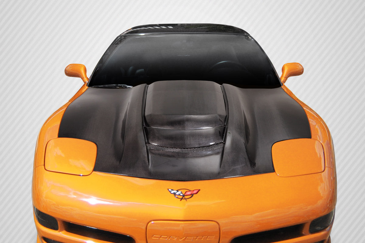 Carbon Creations 97-04 Chevry Corvette C5 Carbon Fiber ZR1 V2 Hood ...