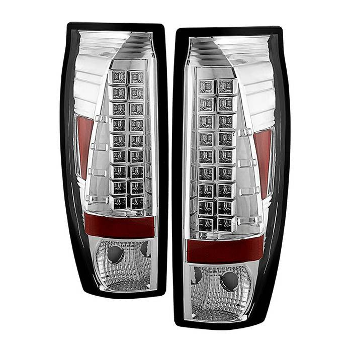 Spyder Chevy 02-06 Avalanche LED Tail Lights Chrome – SEmotors.com