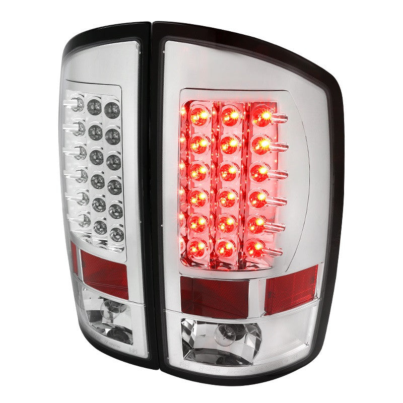 Spec-D 07-08 Dodge Ram LED Tail Lights Chrome Housing – SEmotors.com