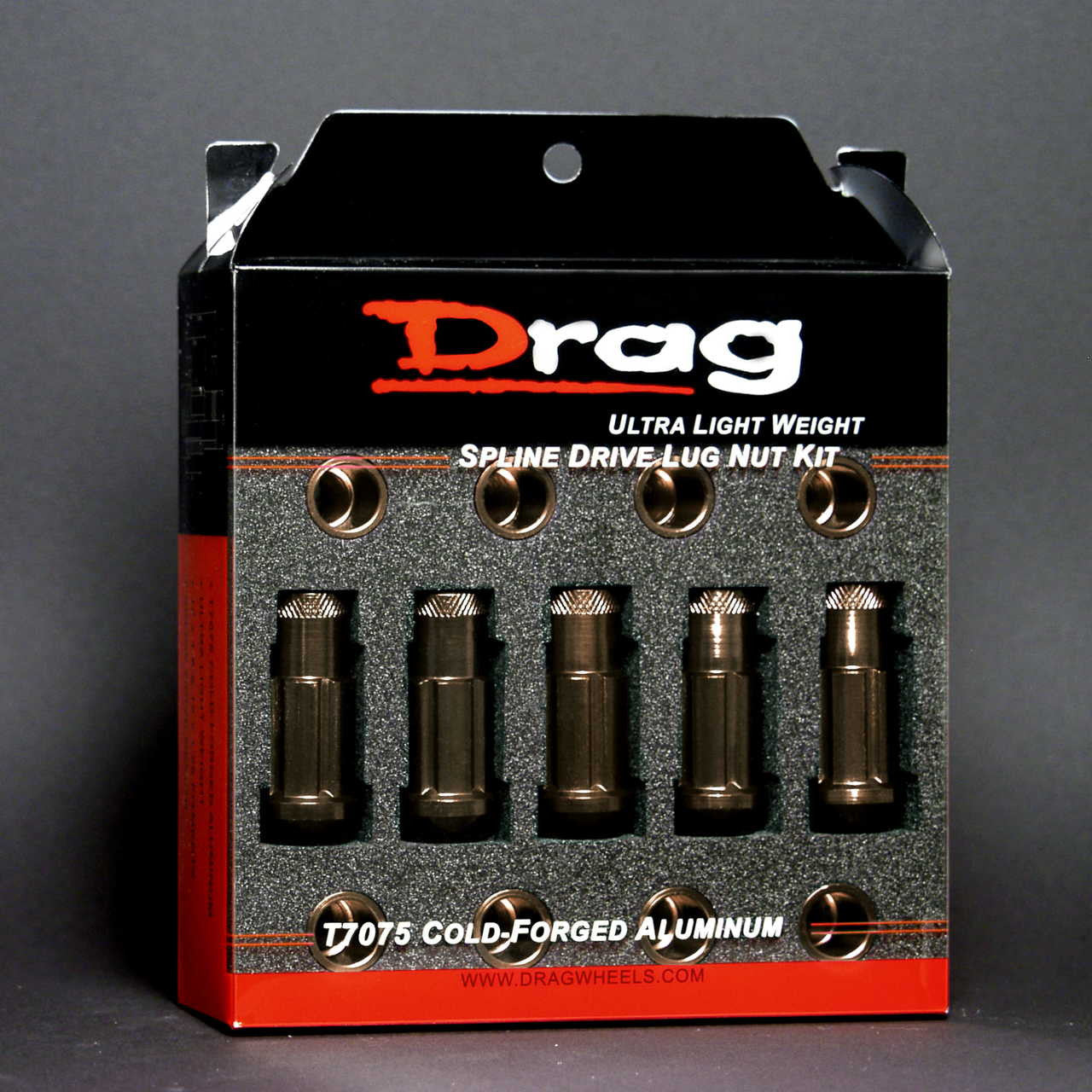 Free Shipping on Drag 12x1.5 Titanium Open End Splined Aluminum ...