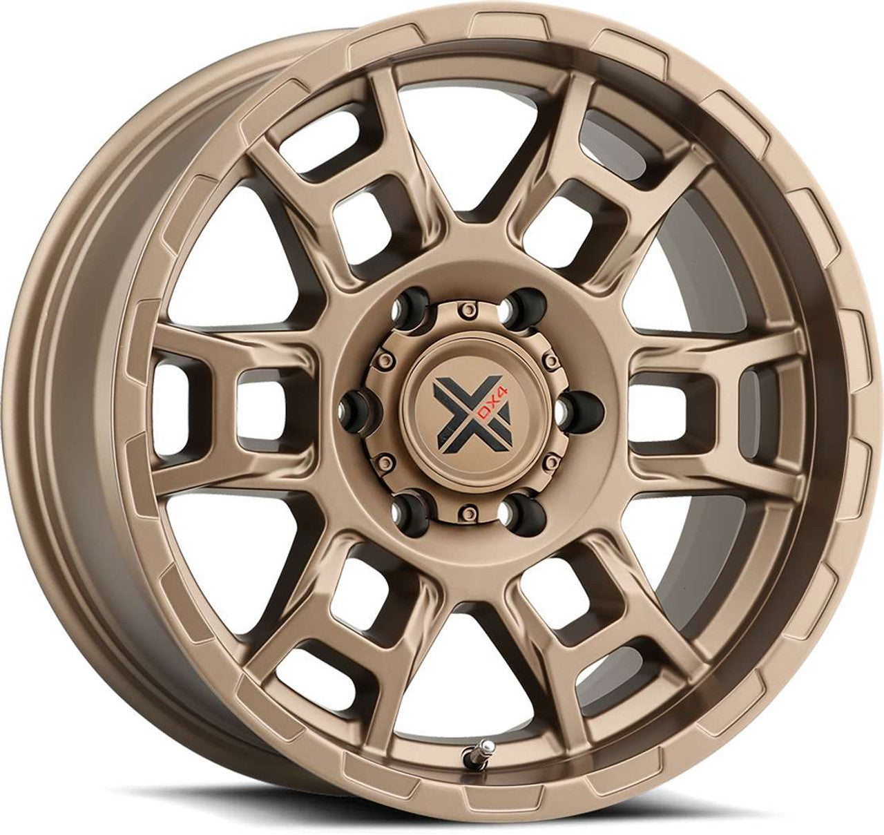DX4 Beast 17x8.5 wheels 6x139.7 Frozen Bronze Full Painted ET0 ...