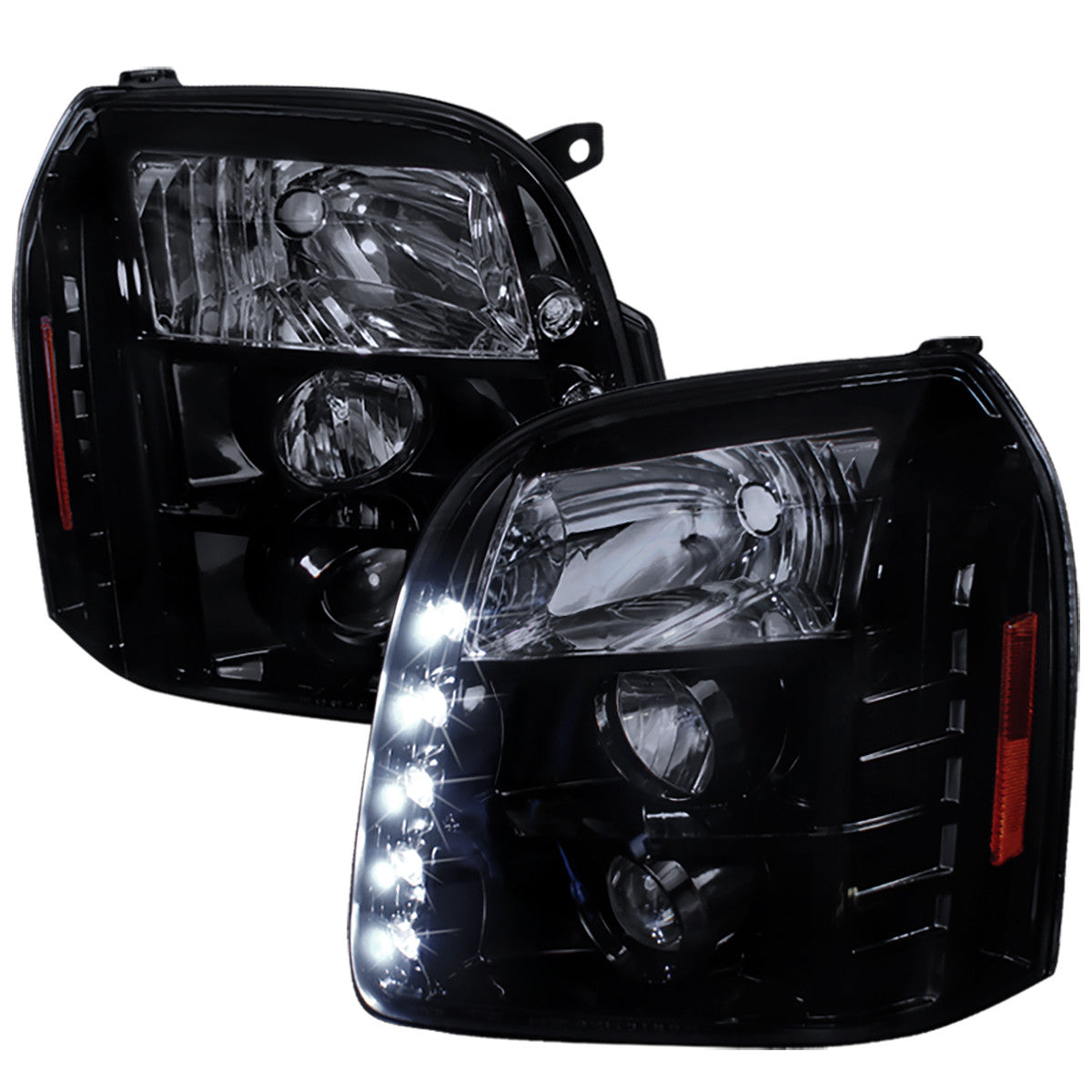 Spec-D 07-14 GMC Denali Yukon Projector Headlights Black/Smoked ...