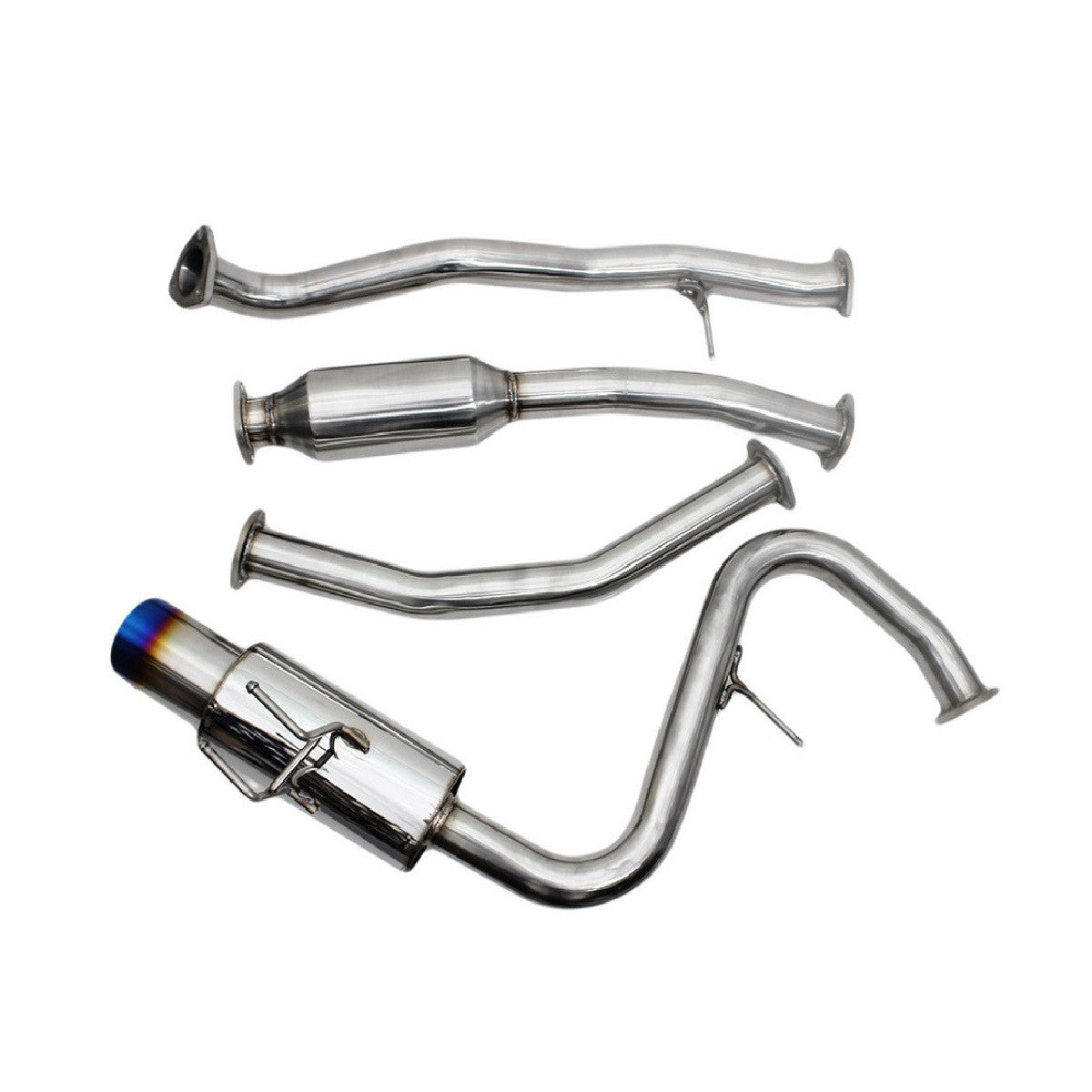 Tsudo Burnt Tip Catback Exhaust 10th Gen Civic 2016-2021 1.5T Sedan ...
