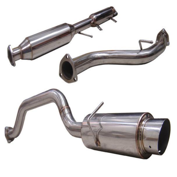 Tsudo Fireball Cat-Back Exhaust For 2004-2008 Mazda3 2.3L/2.0L Sedan ...