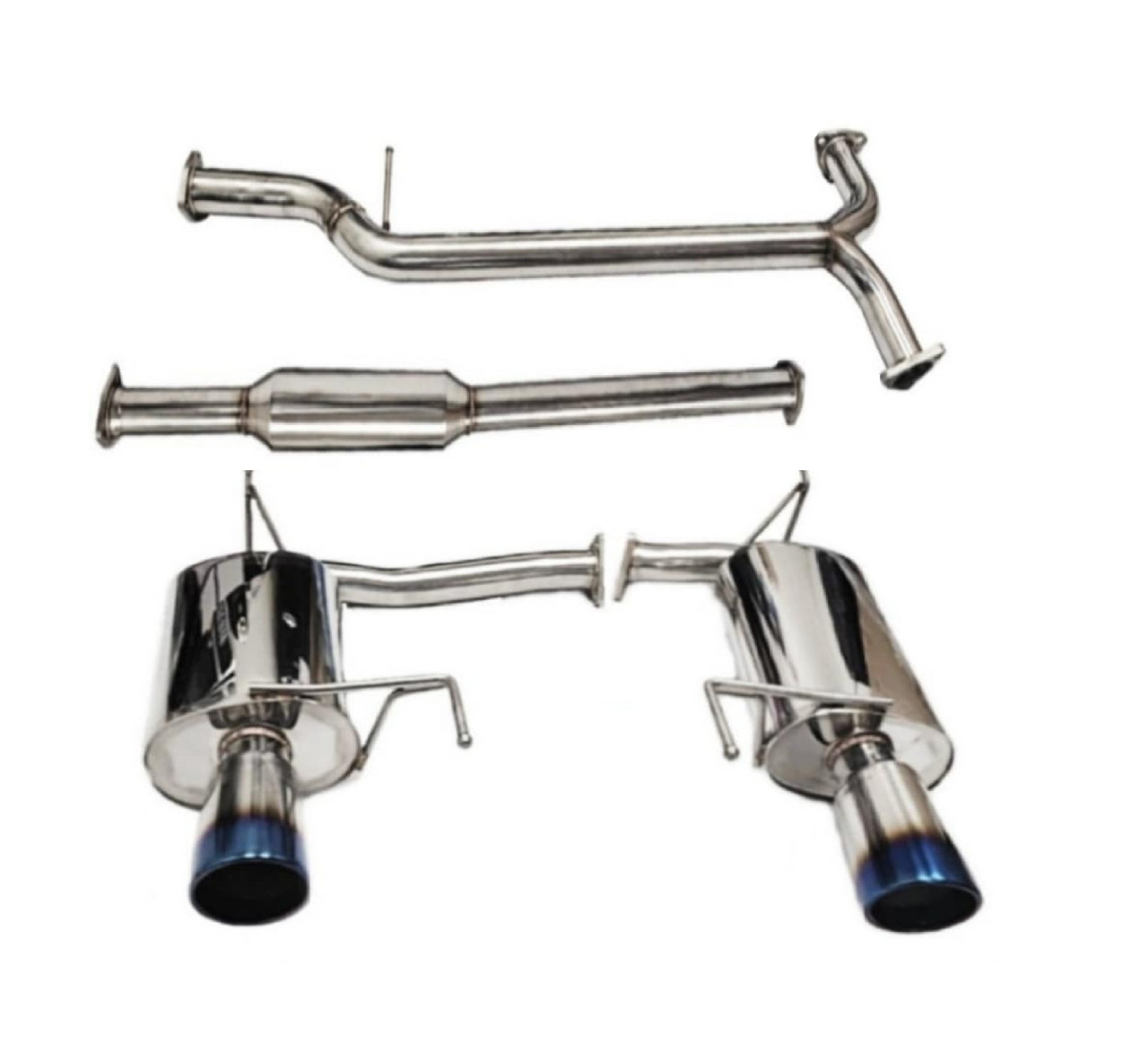 Tsudo Burnt Tip Catback Exhaust for 2003-2007 Honda Accord V6 Sedan ...