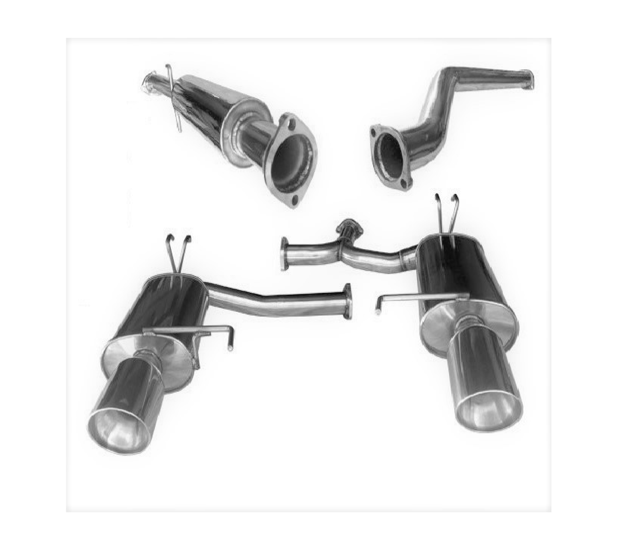 Tsudo 2009-2014 Acura TSX Dual SP2 2.75in Catback Exhaust – SEmotors.com
