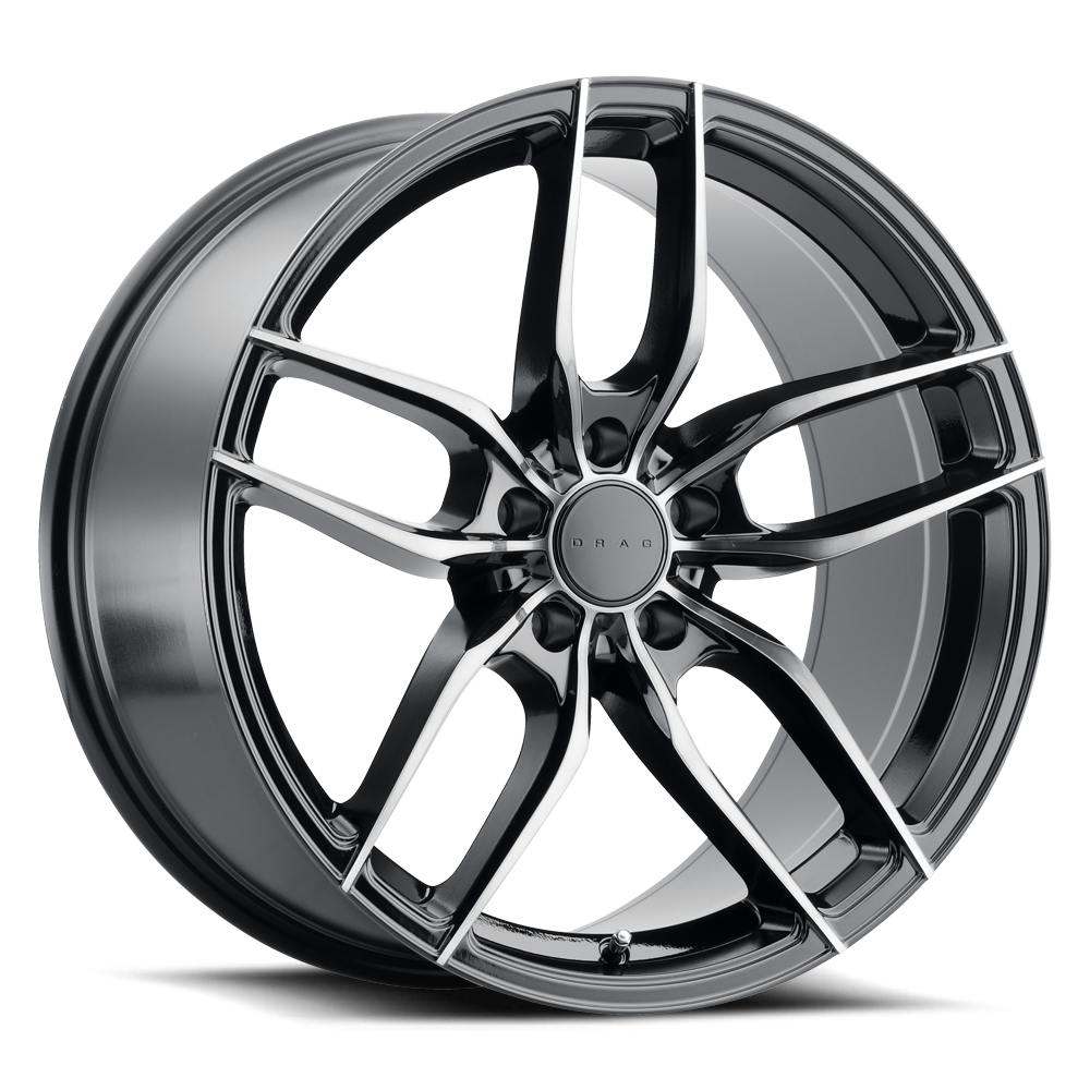 Drag DR-80 Wheels 17X7.5 5x110 ET40 Gloss Black Shadow rims – SEmotors.com