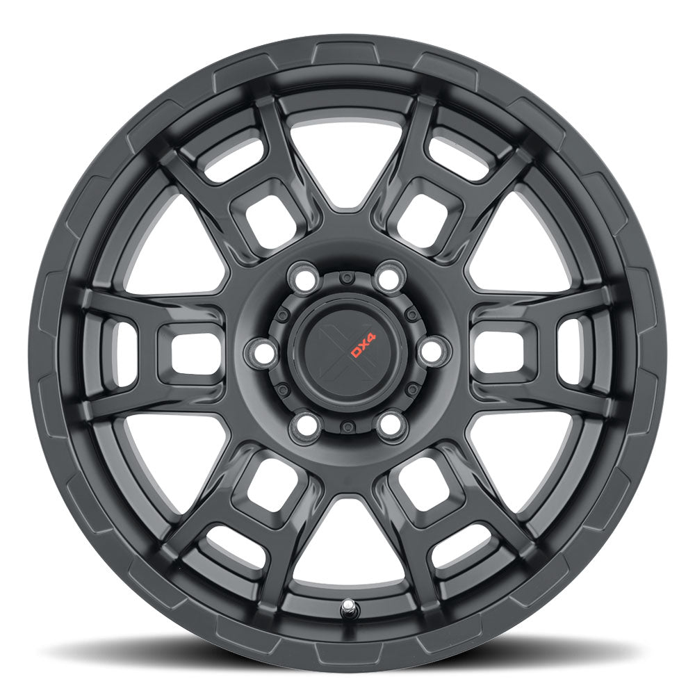 DX4 Beast 16X8 wheels 6x114.3 Flat Black Full Painted ET0 – SEmotors.com