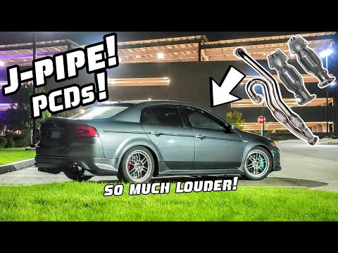 Tsudo Hi-Flow Pre Cats for 04-08 Acura TL 03-07 Accord Ridgeline Pilot ...